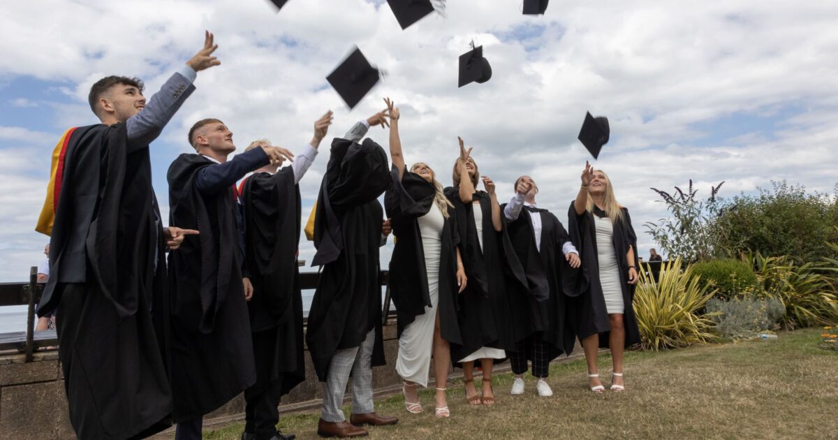 Hundreds of students graduate at Venue Cymru… | Grŵp Llandrillo Menai