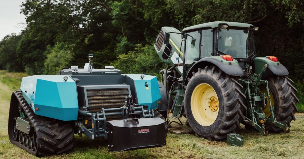 Robot tractor trials underway at Coleg… | Grŵp Llandrillo Menai