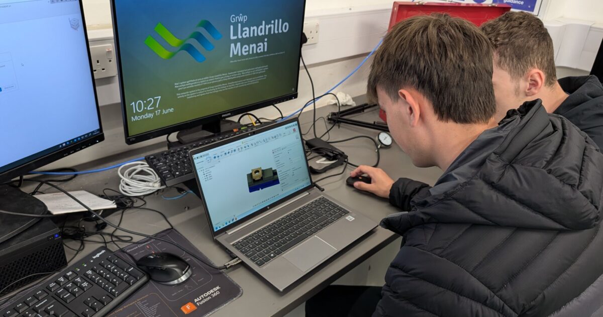 Exciting trial of AI manufacturing software… | Grŵp Llandrillo Menai