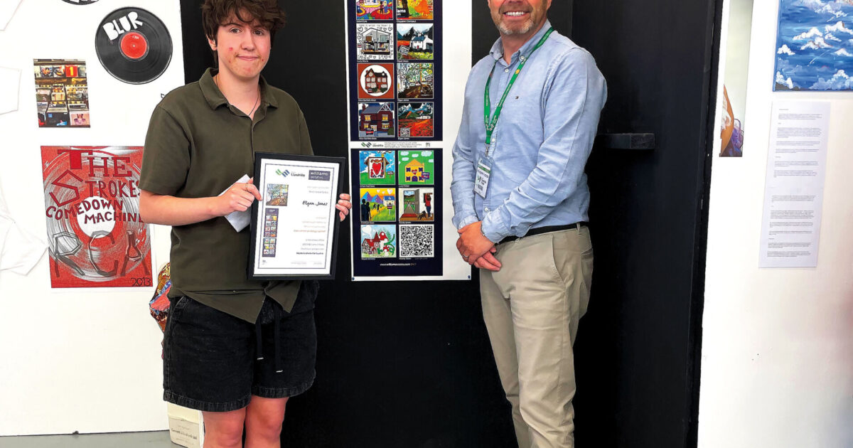 Students’ artwork showcased by award-winning… | Grŵp Llandrillo Menai