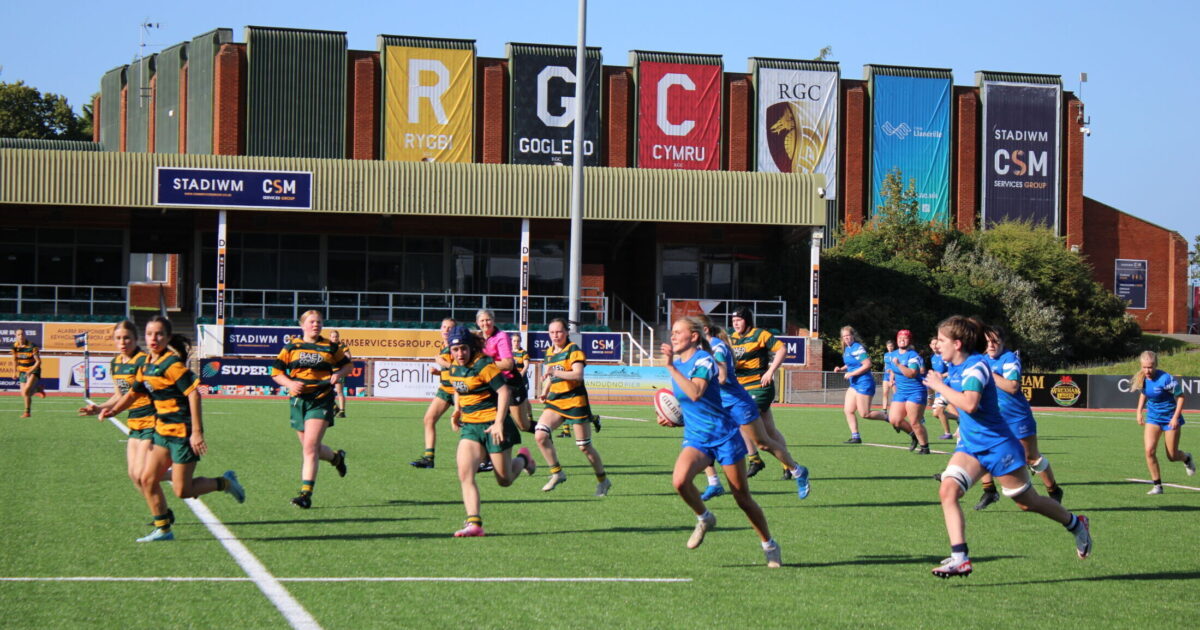 Girls’ rugby academy team enjoys dominant win… | Grŵp Llandrillo Menai