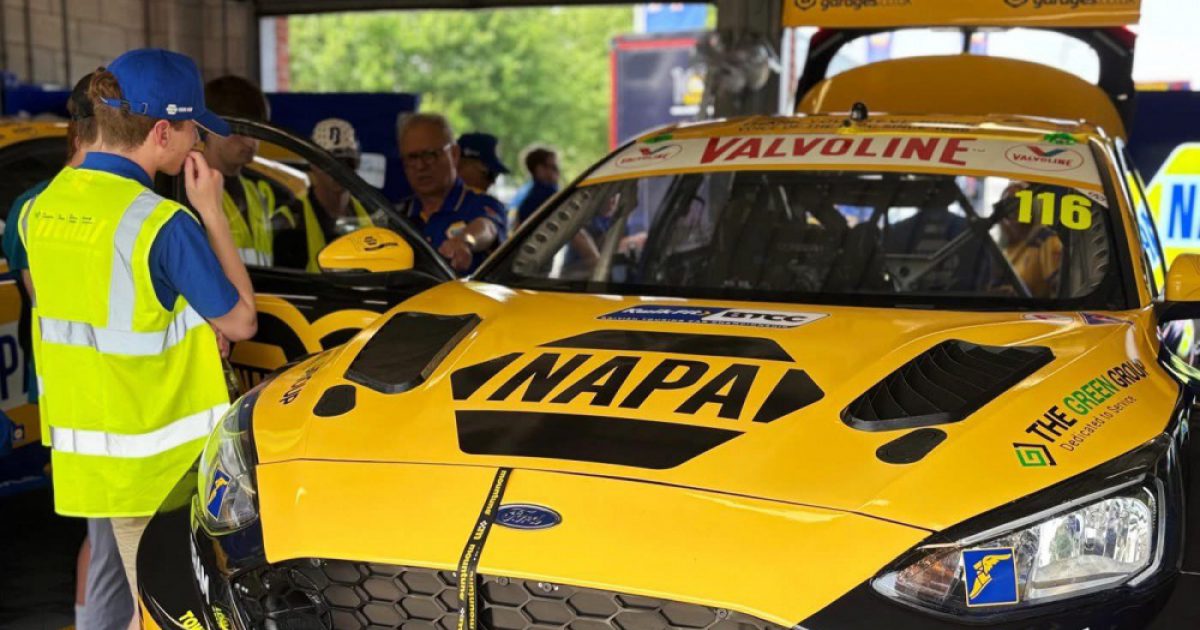 Learners go under the hood at Oulton Park… | Grŵp Llandrillo Menai