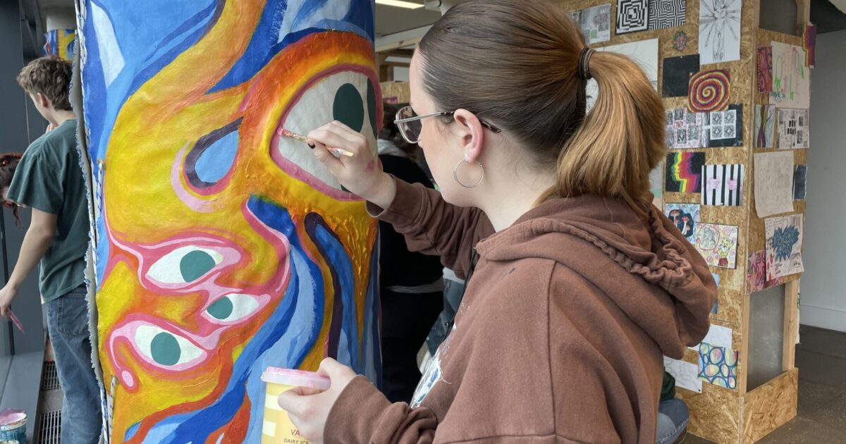 Art students’ work on show at Pontio | Grŵp Llandrillo Menai