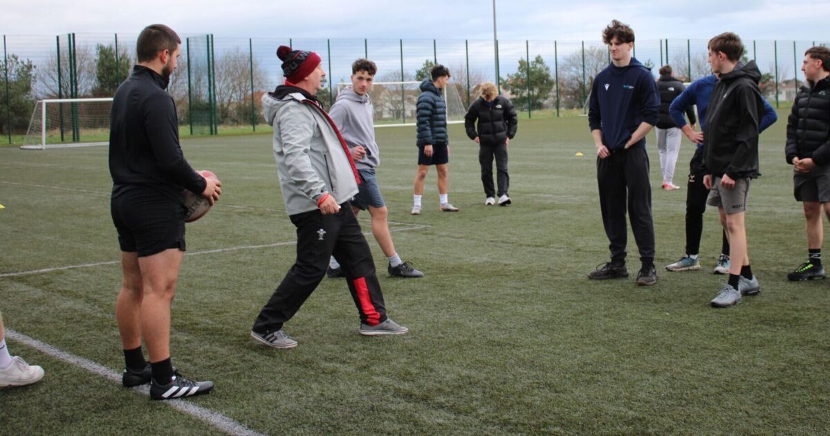 WRU Rugby Hub programme celebrates successful… | Grŵp Llandrillo Menai