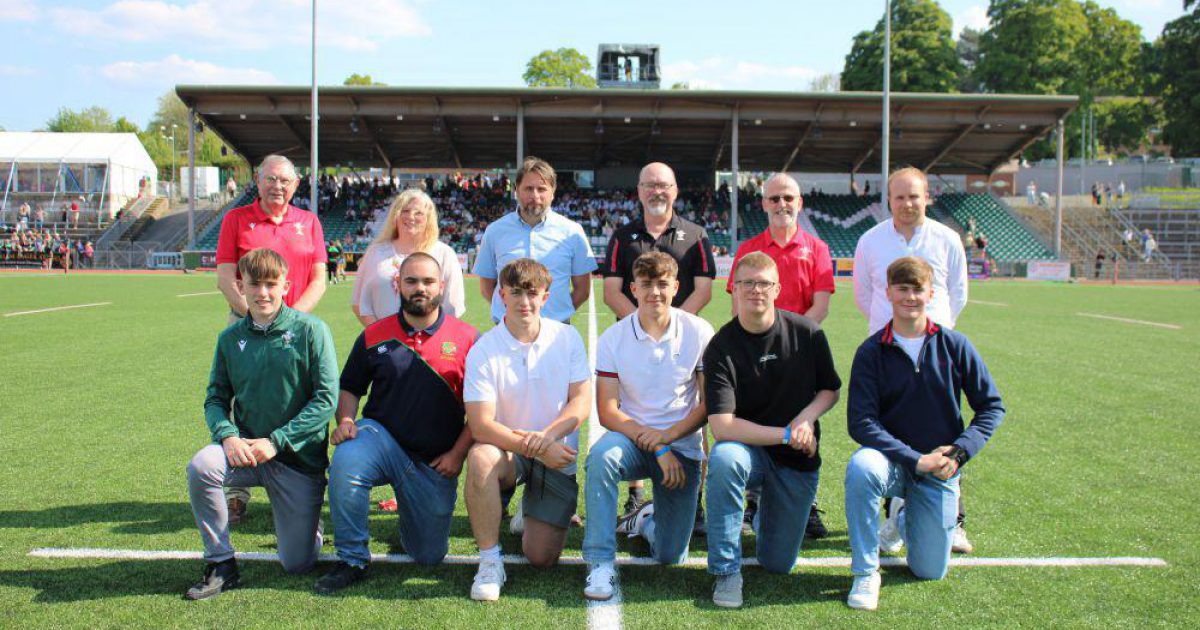 Young rugby referees recognised in special… | Grŵp Llandrillo Menai